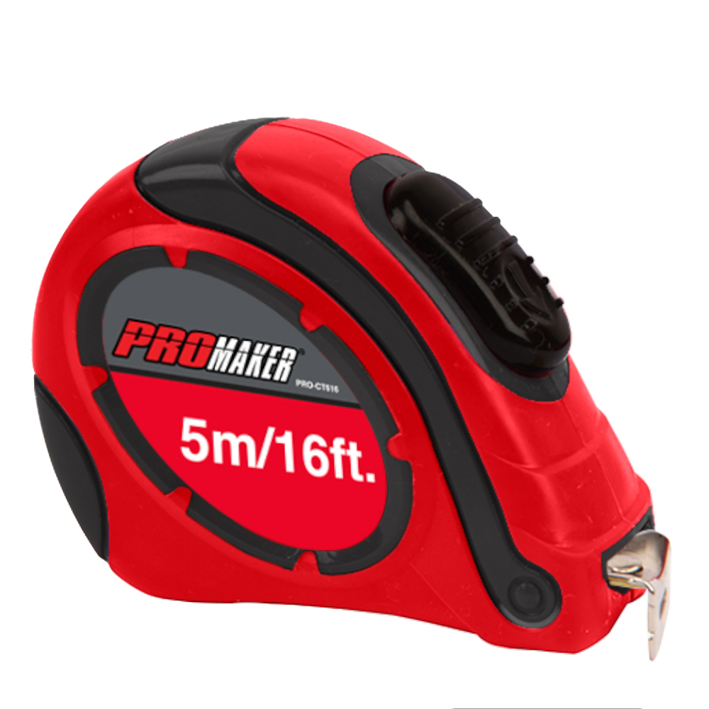 TAPE MEASURE RUBBER HOUSING 16FT – 5MTS PRO-CT616 - Promaker® Tools